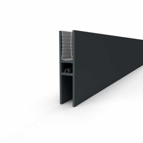 H profiel inclusief rubber | Glasdiscount