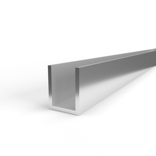 Aluminium U-profiel 15x15x2 mm | Glasdiscount