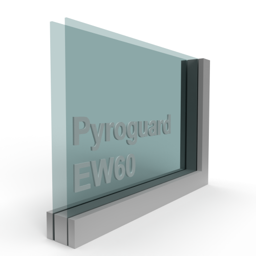 Dubbel glas brandwerend Pyroguard EW60 | Glasdiscount